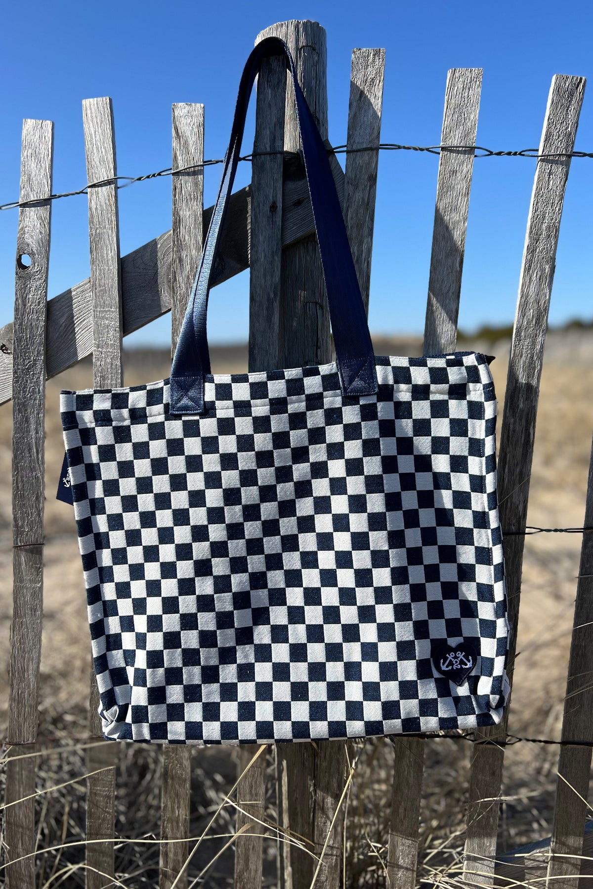 Checkered Tote Bag– anchor2anchor
